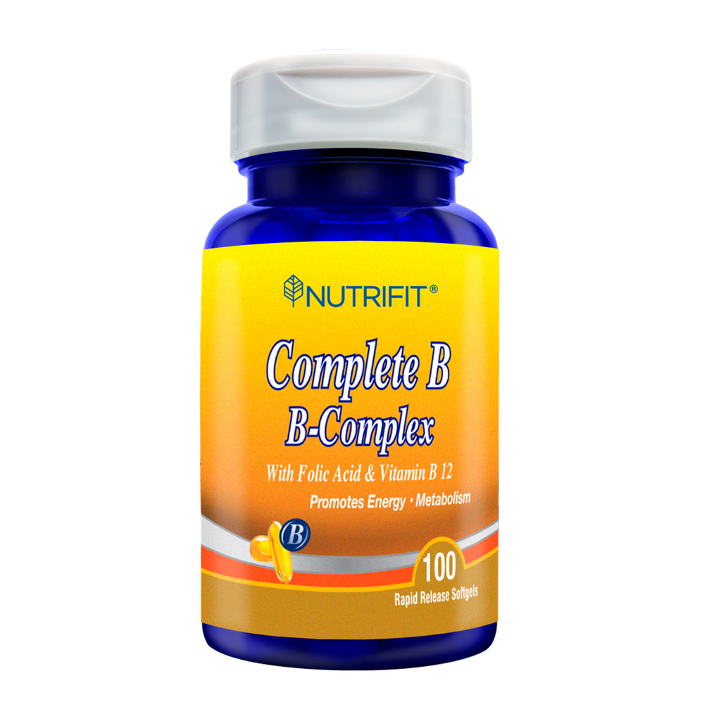 COMPLEJO B B-COMPLEX SOFTGELS X 100 NUTRIFIT | El Arbolito