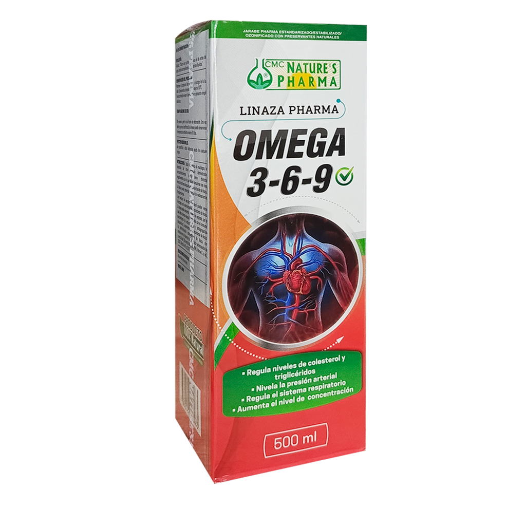 OMEGA 3-6-9 JARABE DE 500 ML DE NATURES PHARMA | El Arbolito