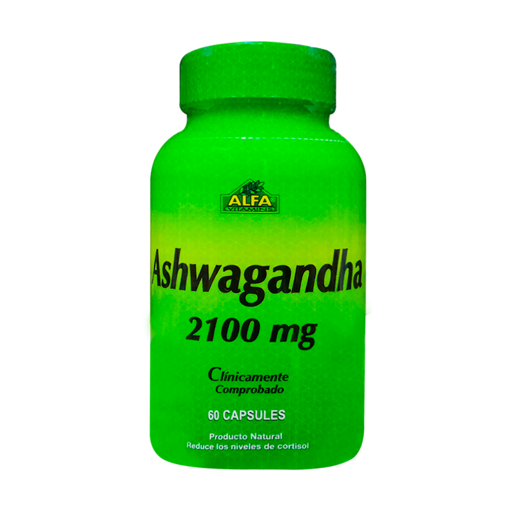 ASHWAGANDHA 2100MG CAPSULAS X60 ALFA VITAMINS | El Arbolito