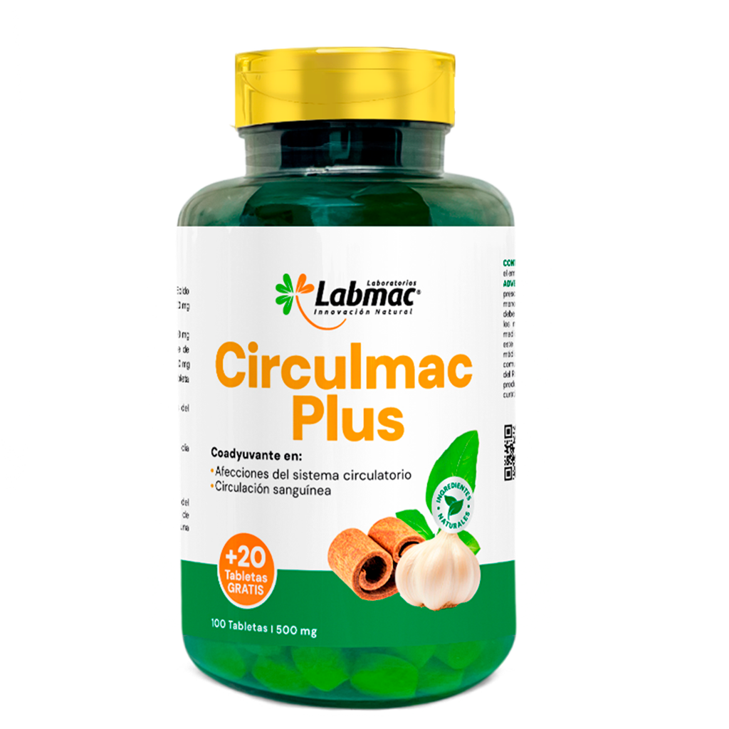 CIRCULMAC PLUS TABLETAS X 100+20 LABMAC | El Arbolito