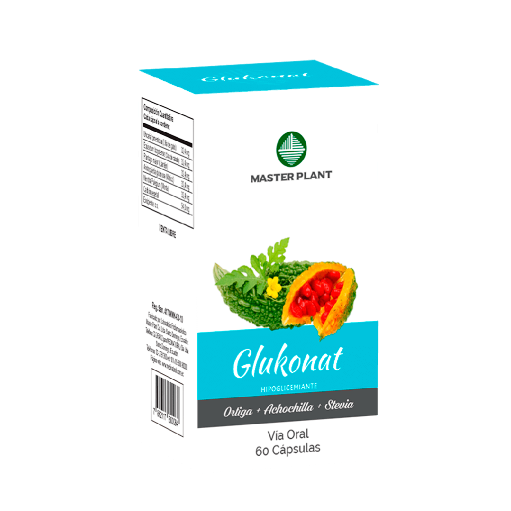 GLUKONAT CAPSULAS X 60 MASTER PLANT | El Arbolito