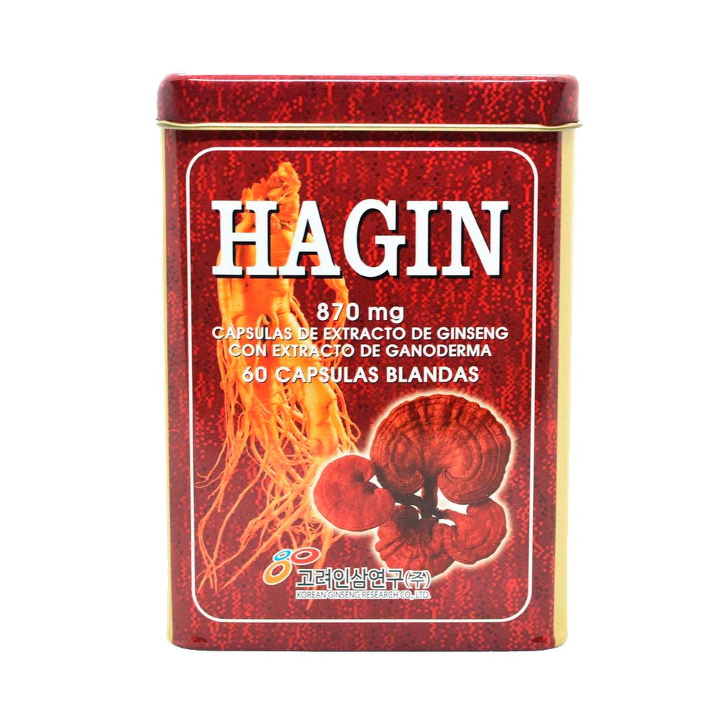 HAGIN CAPSULAS X 60 870MG KOREAN NGSENG RESEARCH CO. LTD. | El Arbolito