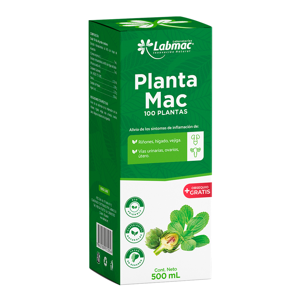 PLANTAMAC 100 PLANTAS JARABE DE 500ML LABMAC | El Arbolito