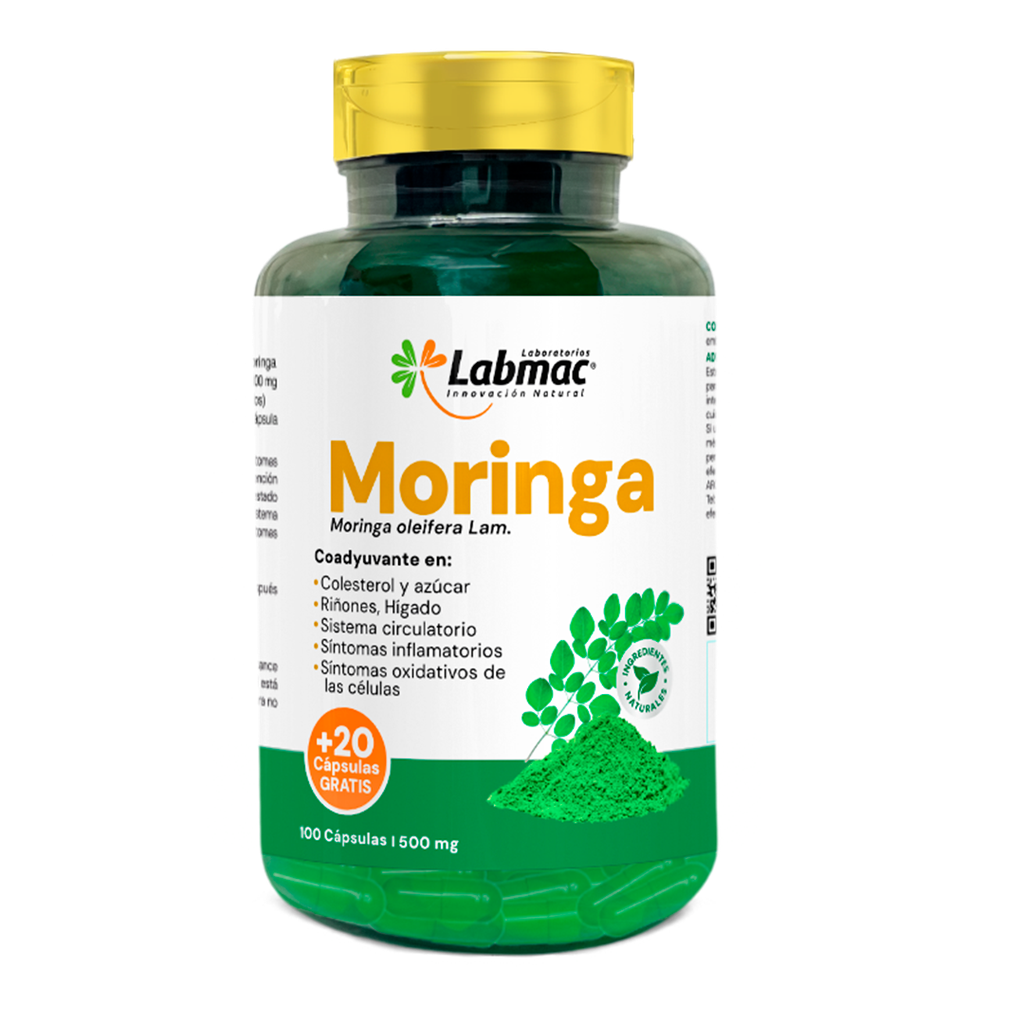 MORINGA CAPSULAS X100 LABMAC | El Arbolito