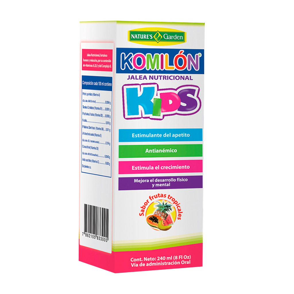 KOMILON KIDS JARABE 240 ML NATURES GARDEN | El Arbolito