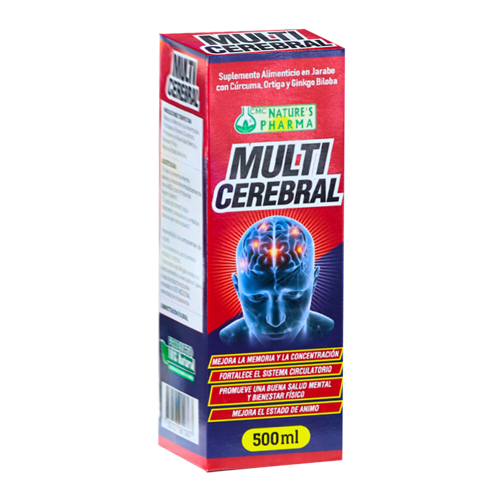 MULTI CEREBRAL JARABE 500ML NATURES PHARMA | El Arbolito
