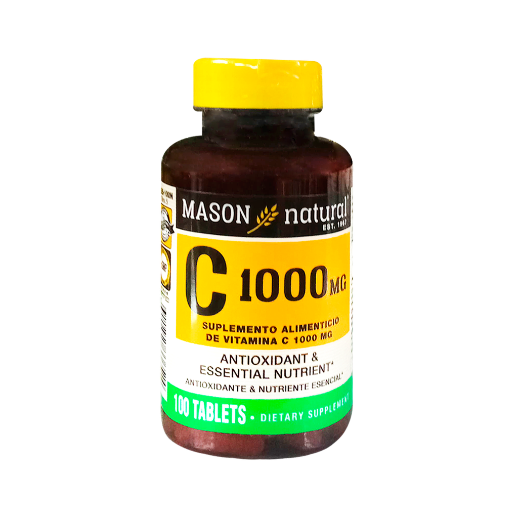 VITAMINA C 1000 MG VITAMINA C TABLETAS X100 MASON | El Arbolito