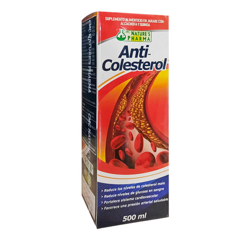 ANTI COLESTEROL JARABE 500 ML NATURES PHARMA | El Arbolito