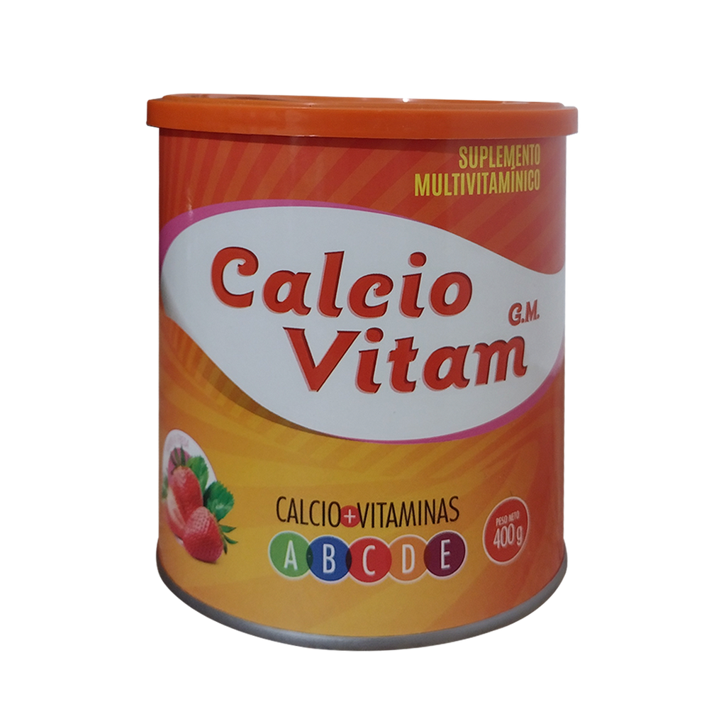 CALCIOVITAM FRESA POLVO 400 GR GM | El Arbolito