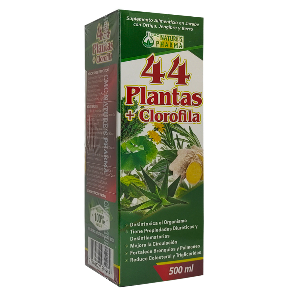 44 PLANTAS JARABE 500 ML NATURES PHARMA | El Arbolito