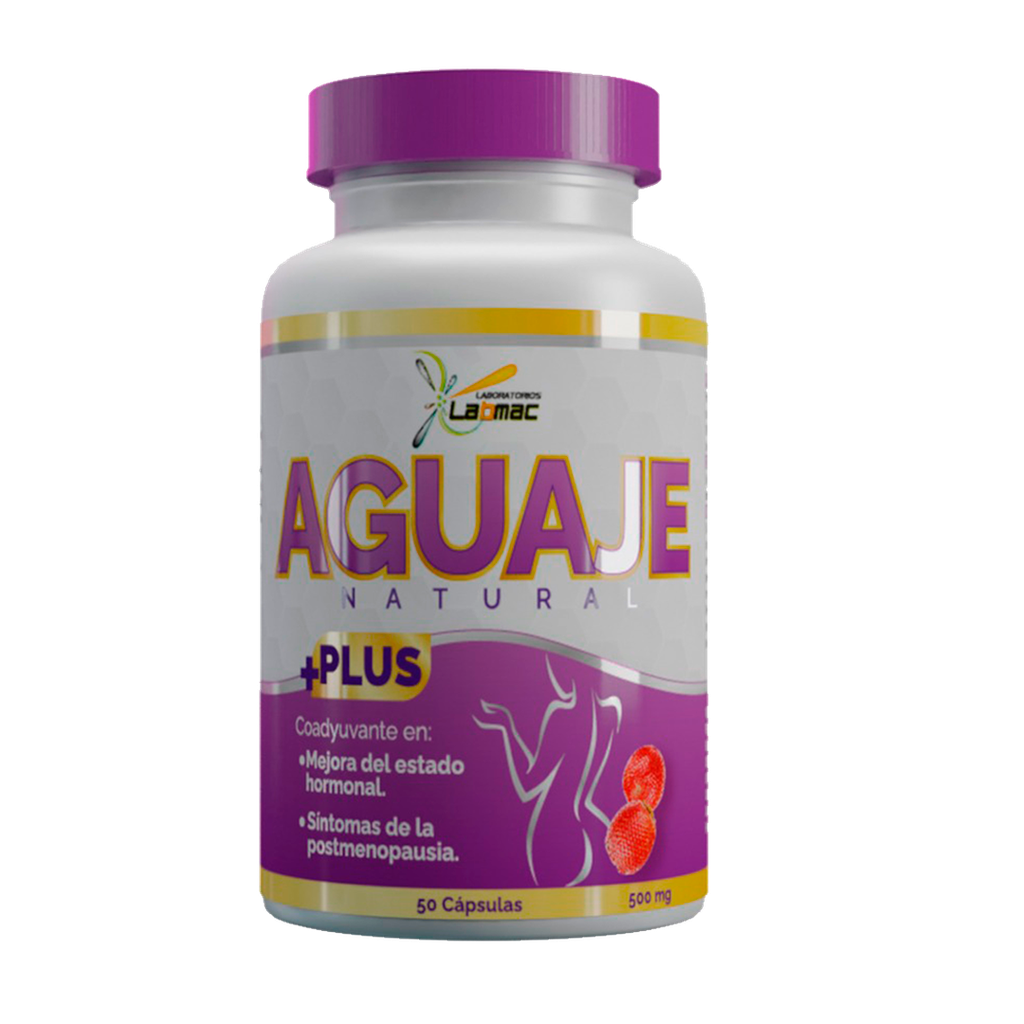 AGUAJE NATURAL PLUS CAPSULAS X50 LABMAC | El Arbolito