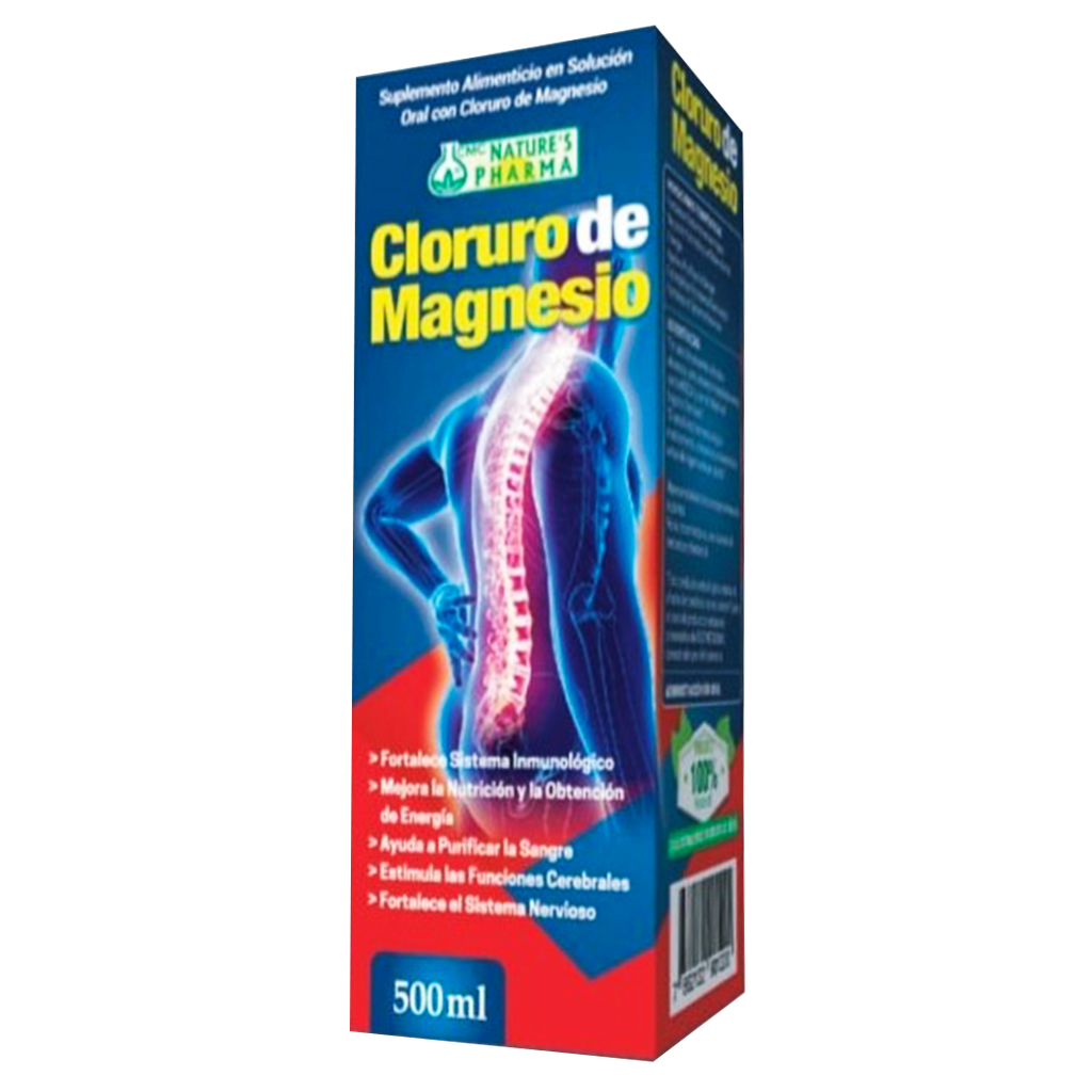 CLORURO DE MAGNESIO JARABE 500ML NATURES PHARMA | El Arbolito