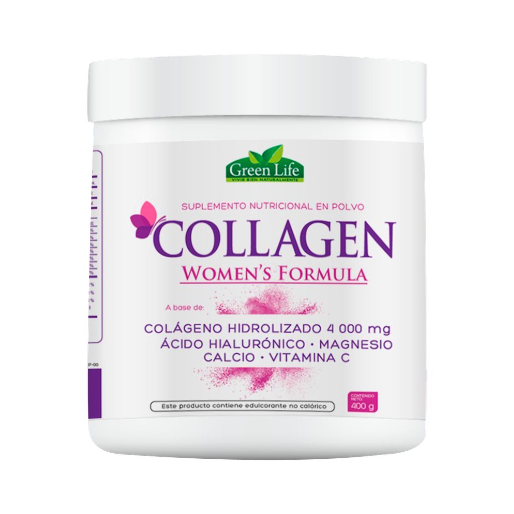 COLLAGEN WOMEN´S FORMULA POLVO 400G GREEN LIFE | El Arbolito